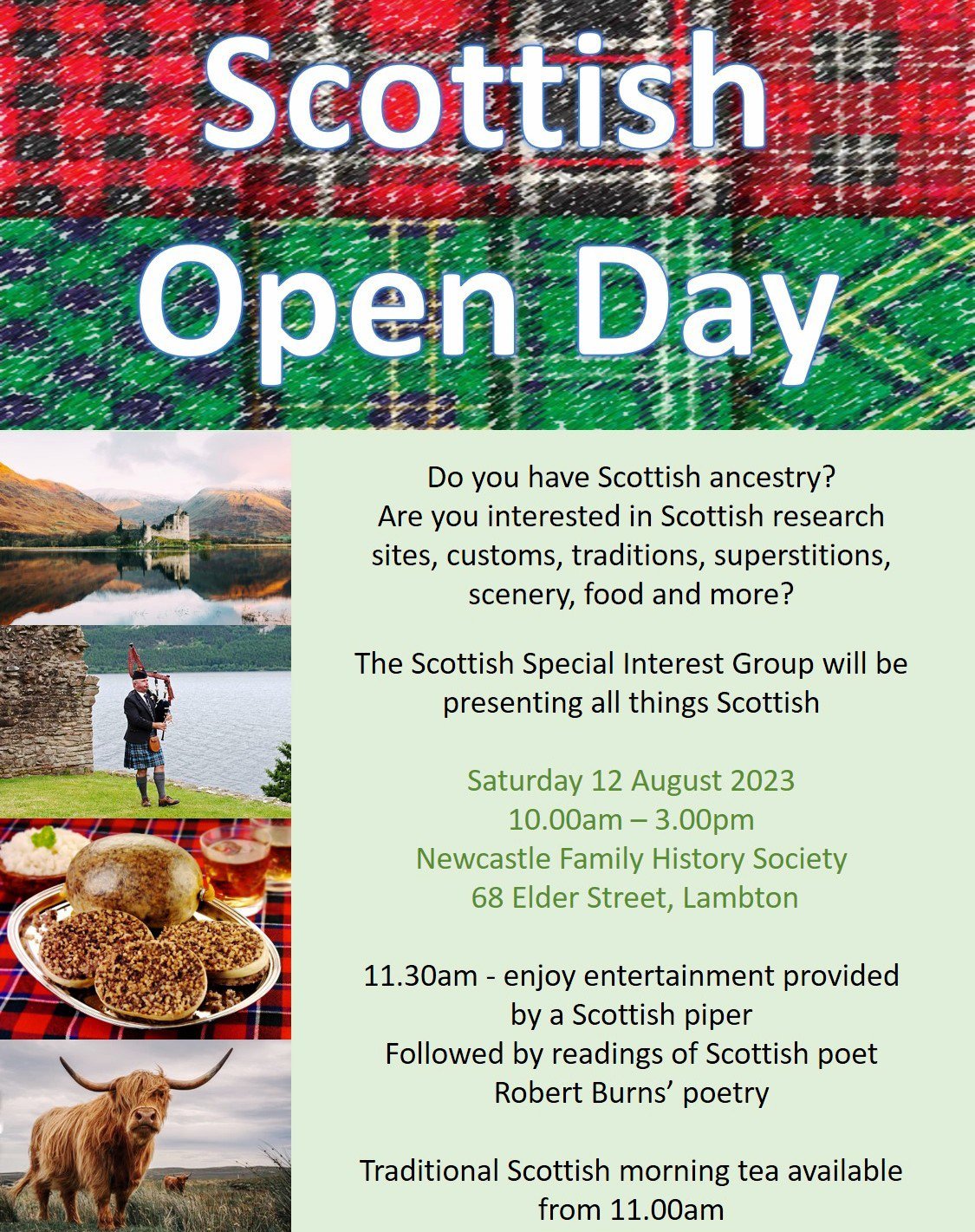 Scottish Open Day - Newcastle Family History Society