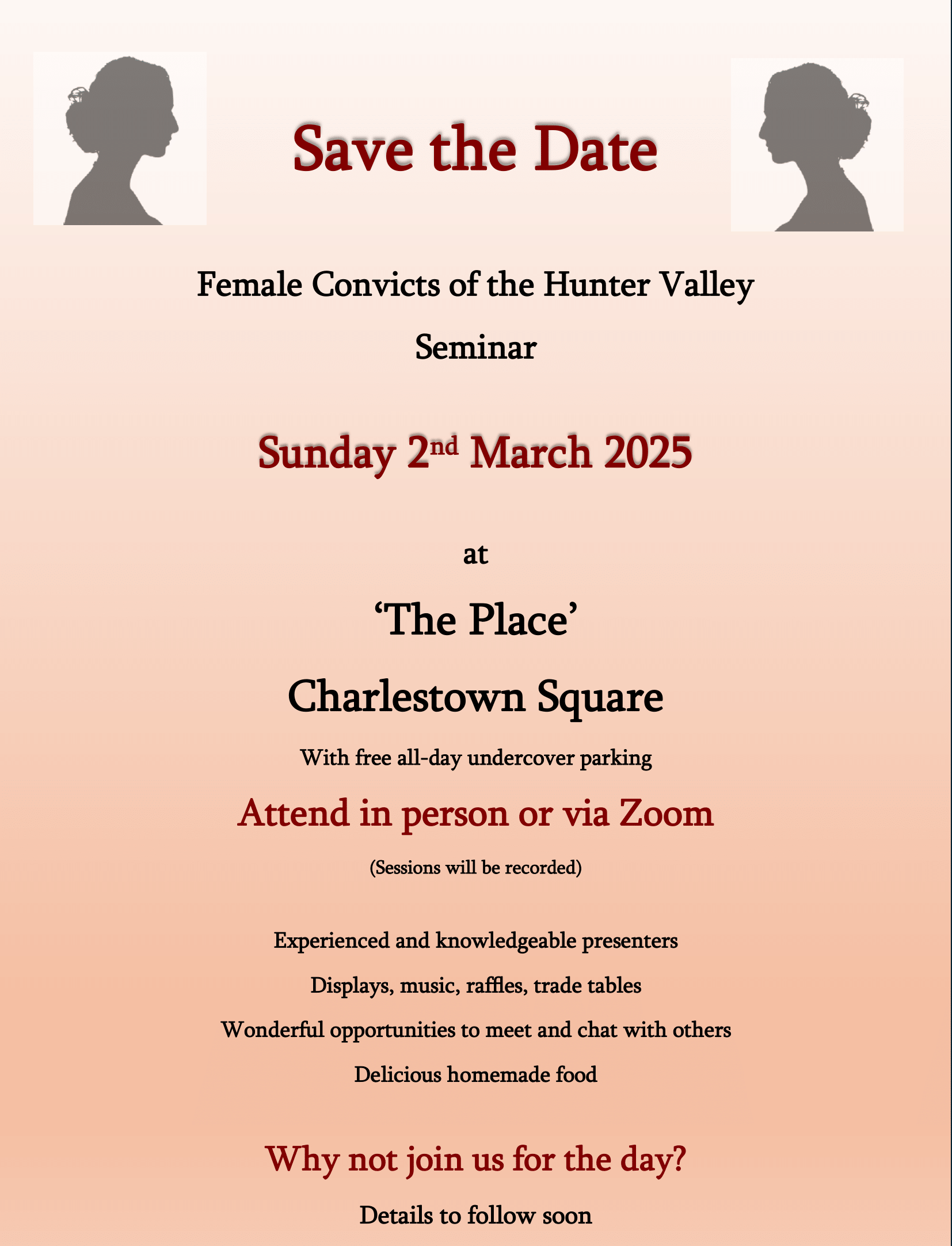 Female Convicts Seminar - Newcastle Family History Society